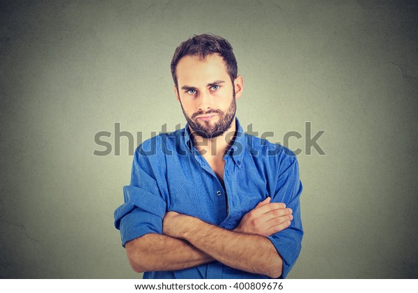 Closeup Portrait Angry Grumpy Young Man库存照片400809676 | Shutterstock
