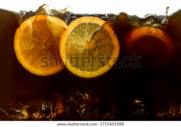 Closeup Process Making Ice Coffee Americano Stock Photo 1755601988 ...