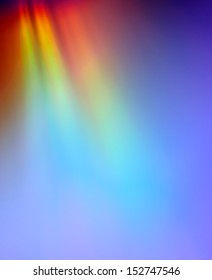 Closeup Rainbow Colored Reflection On Cd Stock Photo 152747546 ...
