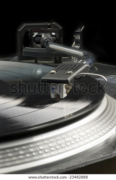 Closeup Record Player Pickup Arm Focus Stock Photo (Edit Now) 23482888