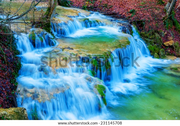 Closeup Rushing Mountain River Stock Photo (Edit Now) 231145708