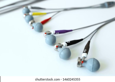 Ecg Ekg Electrodes Electrocardiogram Records Patient Stock Photo (Edit ...
