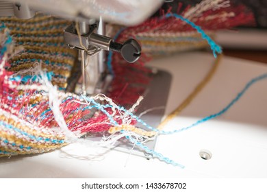 Closeup Sewing Machine Process Stock Photo 1433678702 | Shutterstock