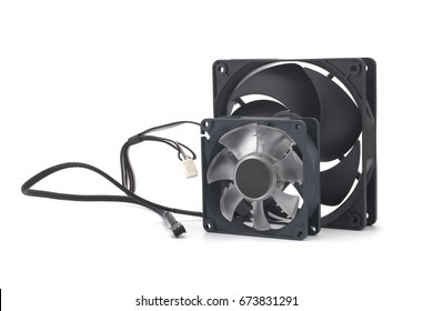 Closeup Shot Computer Cpu Cooler Isolated Stock Photo 673831291 ...