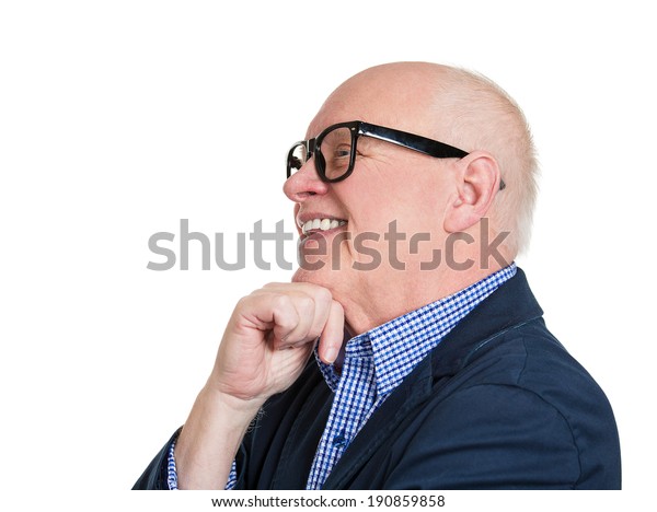 Closeup Side View Profile Portrait Headshot Stock Photo 190859858 ...