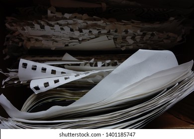 Closeup Stack Pages Torn Out Notebookssketchbooks Stock Photo ...