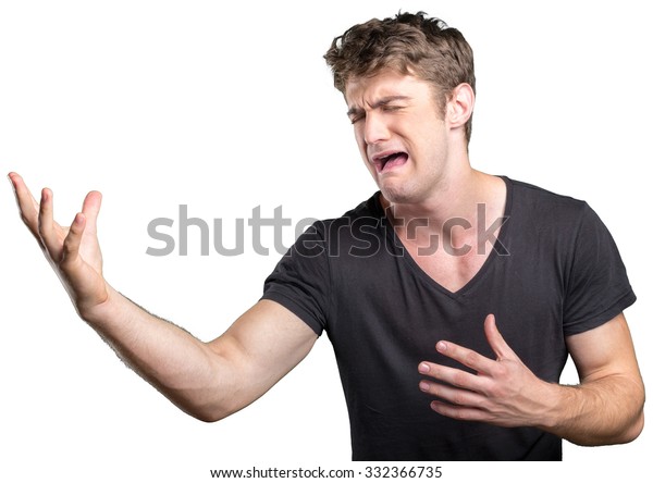 Closeup Stressed Man Stock Photo 332366735 | Shutterstock