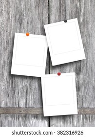 Closeup Three Square Instant Photo Frames Stock Photo (Edit Now) 360865439