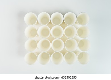 Closeup Top View Empty Plastic Cups Stock Photo 638502553 | Shutterstock