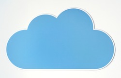 Blue cloud cut out icon (PSD), a Photo by rawpixel