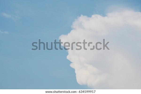 Cloud Look Like Human Side Face Stock Photo (Edit Now) 634599917
