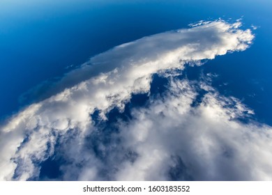 Cloud Shaped Like Wave Rolling Through Stock Photo 1603183552 ...
