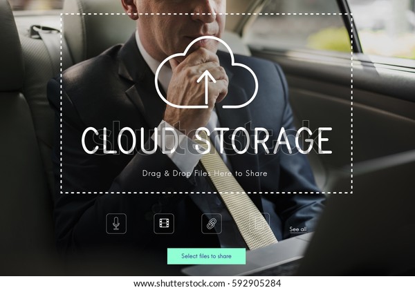 Cloud storage upload and download data management technology - Stock ...
