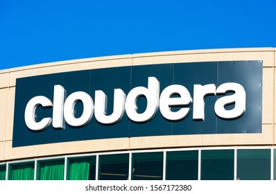 Cloudera Logo On Data Software Company Stock Photo (Edit Now) 1567172380
