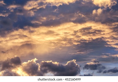 Clouds Lit Below Stock Photo 452160499 | Shutterstock