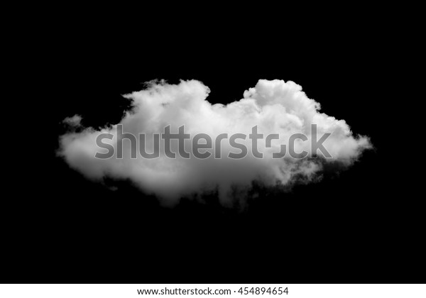 Clouds On Black Background Stock Photo (Edit Now) 454894654