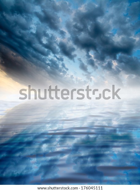 Clouds Reflection On Water Stock Photo 176045111 | Shutterstock