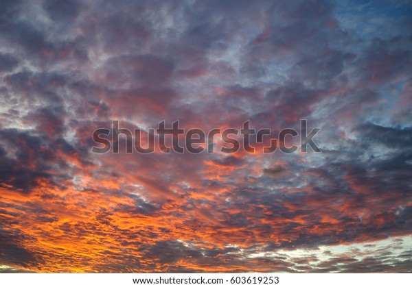 Cloudy Dusk Dramatic Clouds On Sunset Stock Photo 603619253 | Shutterstock