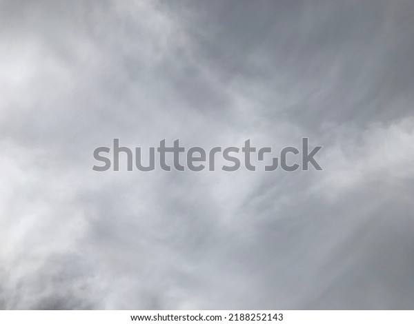 Cloudy Sky Grey Cloud Sky Background Stock Photo 2188252143 | Shutterstock