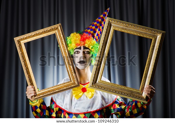 Clown Picture Frames Studio Stock Photo 109246310 | Shutterstock