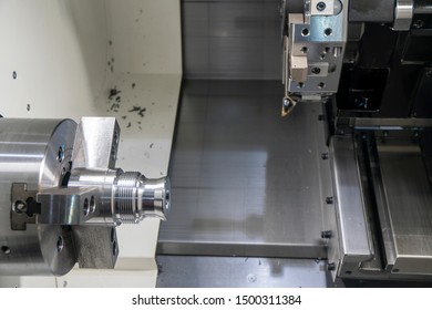 Cnc Lathe Machine Setup Work Pieces Stock Photo 1500311384 | Shutterstock