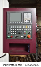 Cnc Machine Control Panel Working Metal Stock Photo 1322259035 ...