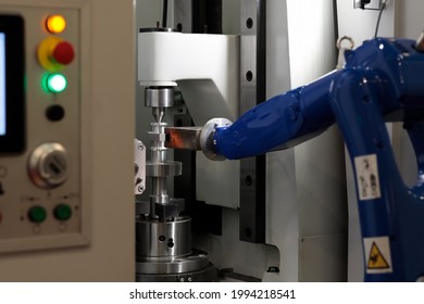 Cnc Machine Robotic Arm Loading Unloading Stock Photo 1994218541 ...