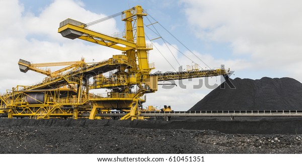 Coal Loading Sorting Equipment Preparing Coal Stock Photo (Edit Now ...