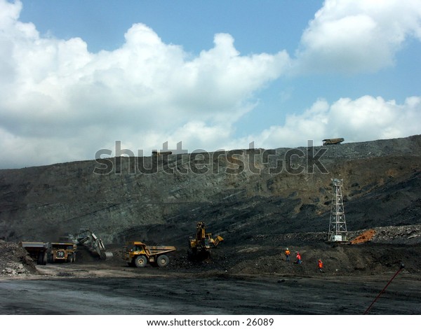 Coal Mining Activity Stock Photo (Edit Now) 26089