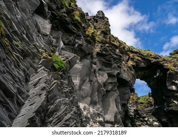 Coast Between Stapi Hellnar Snaefellsnes Peninsula Stock Photo ...