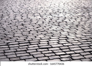 Cobblestone Square Side View Texture Stock Photo 1645770436 | Shutterstock