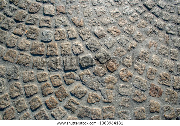 Cobblestone Street Pattern Texture Stock Photo 1383964181 | Shutterstock