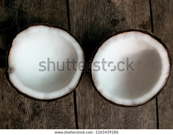 Coconut Cross Section Stock Photo 1265439286 | Shutterstock