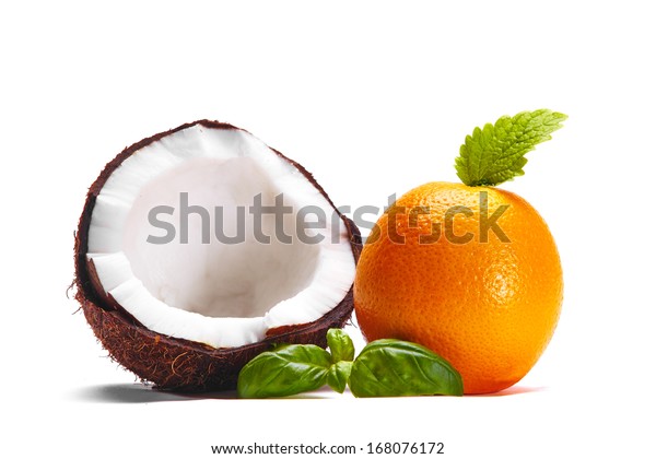 Coconut Orange Stock Photo (Edit Now) 168076172