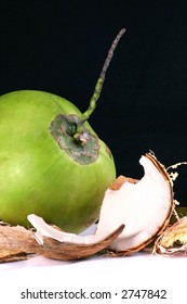 Coconut Outer Shell On White Background Stock Photo 2747842 | Shutterstock