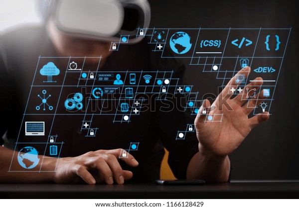 Coding Software Developer Work Ar New Stock Photo (Edit Now) 1166128429 Coding Software Developer Work Ar New Stock Photo (Edit Now) 1166128429