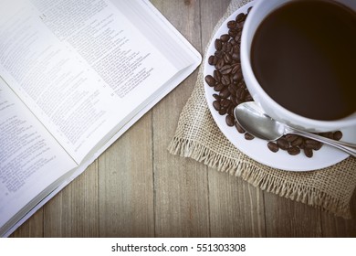 Bible Study Coffee Background Stock Photo 551313397 | Shutterstock