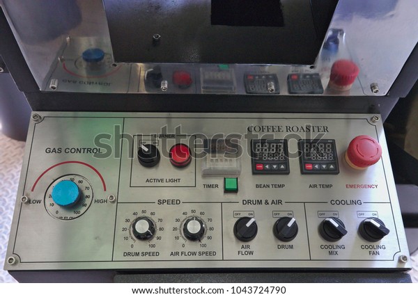 Coffee Roaster Machine Control Panel Various Stock Photo 1043724790 ...