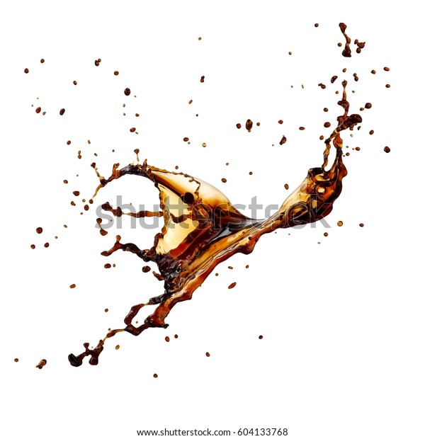 Coffee Splash Stock Photo (Edit Now) 604133768