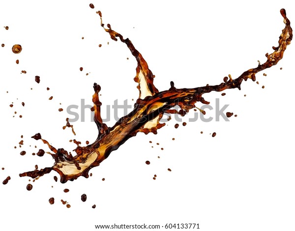 Coffee Splash Drops Stock Photo 604133771 | Shutterstock