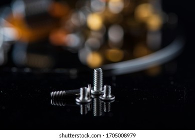 Cogs Assembling Computer Photographed Closeup Blurred Stock Photo ...