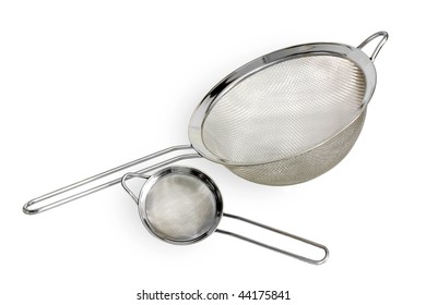 Three Colanders Isolated On White Stock Photo 183635531 | Shutterstock