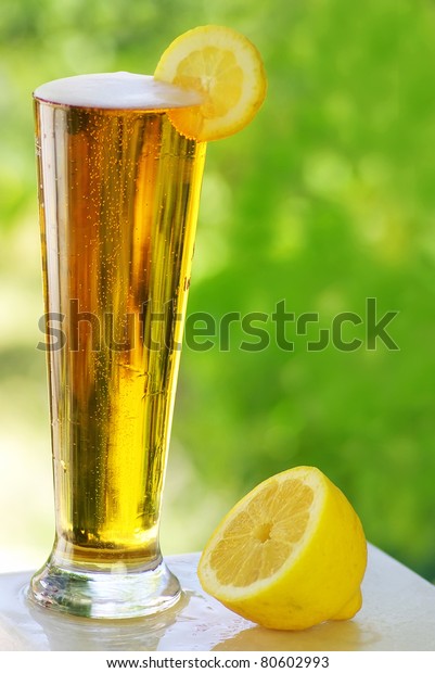 Cold Beer Lemon Stock Photo 80602993 | Shutterstock