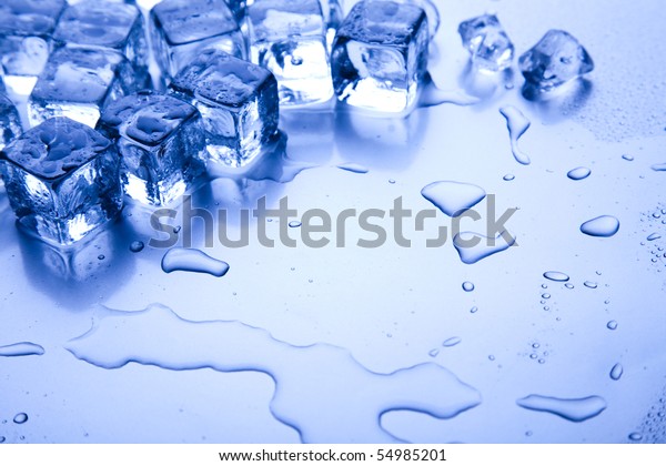 Cold Cool Ice Background Stock Photo (Edit Now) 54985201