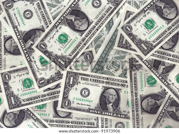 Collage Dollar Banknotes Stock Photo 91973906 | Shutterstock