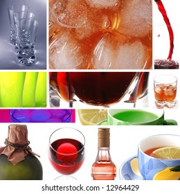 Collage Drinks Stock Photo 12964429 | Shutterstock