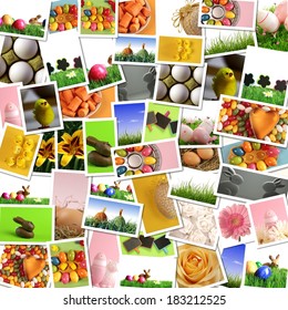 Collage Easter Spring Time Images Stock Photo 183212525 | Shutterstock