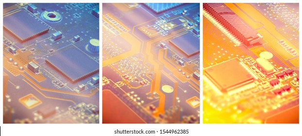 Closeup On Electronic Motherboard Card Hardware Stock Photo 1523747684 ...