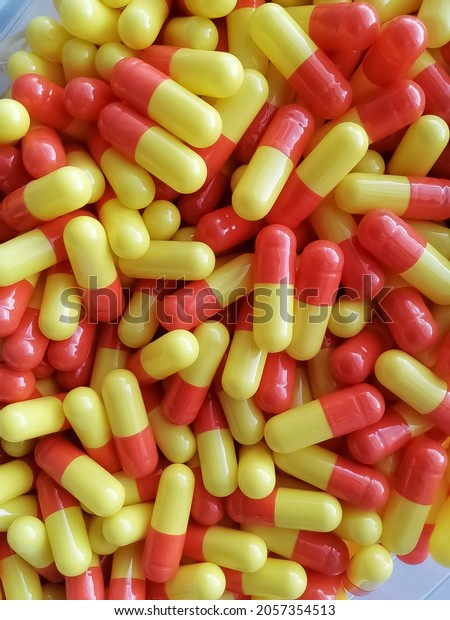 Collection Capsule Shells Yellow Combination Red Stock Photo 2057354513 ...