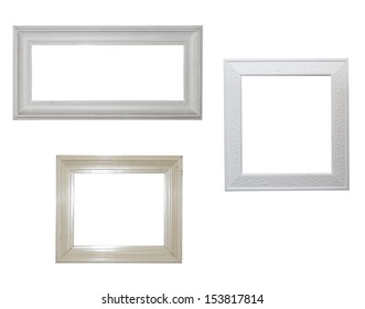 Collection Simple White Frames Stock Photo 153817814 | Shutterstock